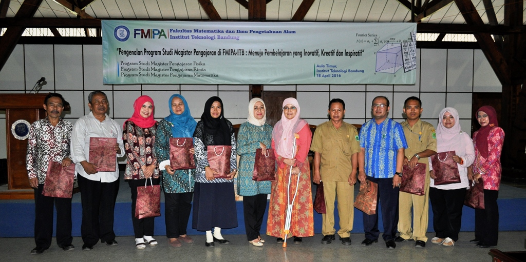 Pengenalan Program Studi Magister Pengajaran di FMIPA – ITB: “Menuju ...