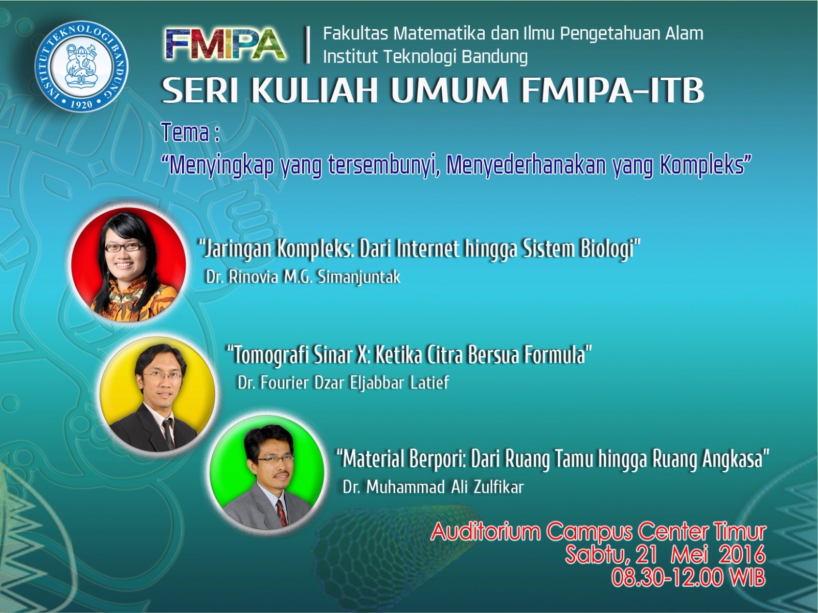 Menyingkap yang tersembunyi, Menyederhanakan yang Kompleks – FMIPA ITB