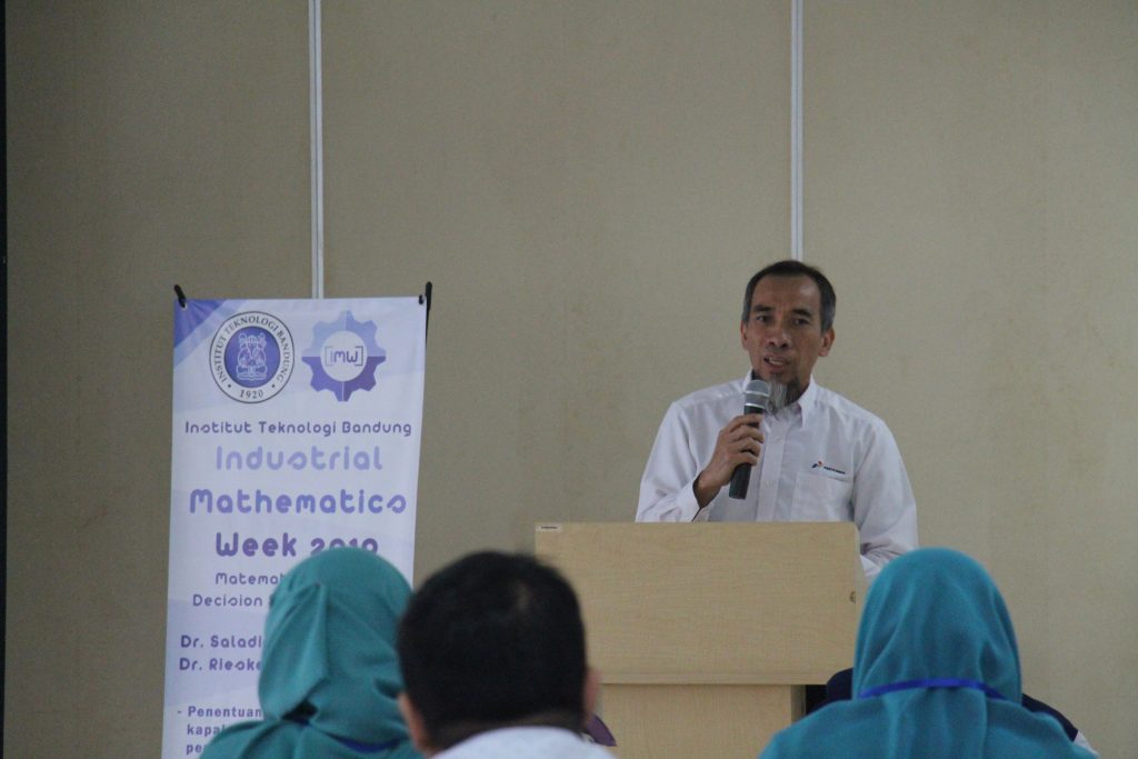 Desision Support System pada Industrial Mathematics Week 2019 – FMIPA ITB