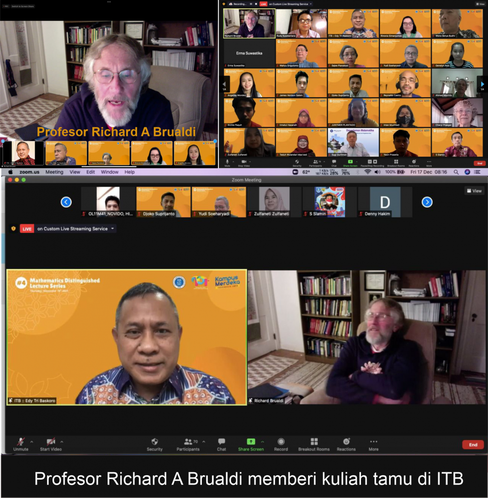 Mathmatics Distinguished Lecture Series: Permutation matrices, alternating Sign Matrices, and ...