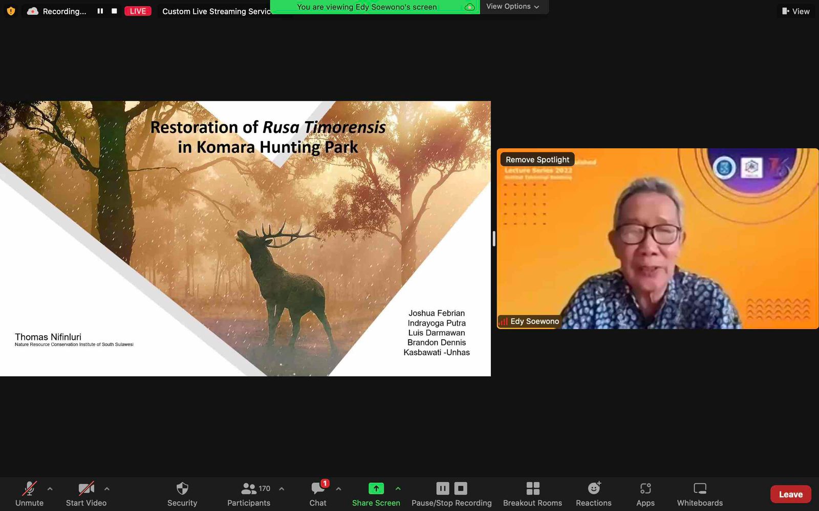 Prof. Edy Soewono memberikan kuliah di ITB Mathematics Distinguished ...