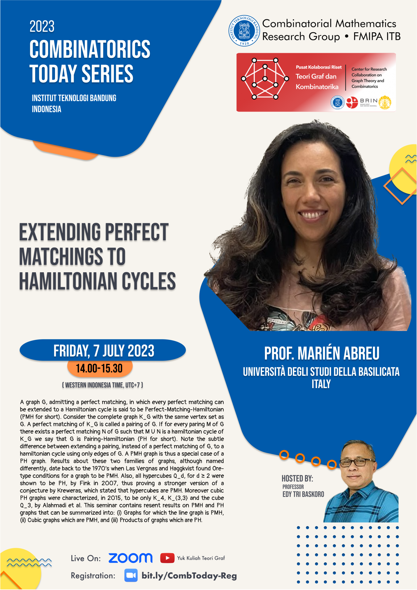 Prof. Marien Abreu dari Universitas degli Studi della Basilicata Italy ...