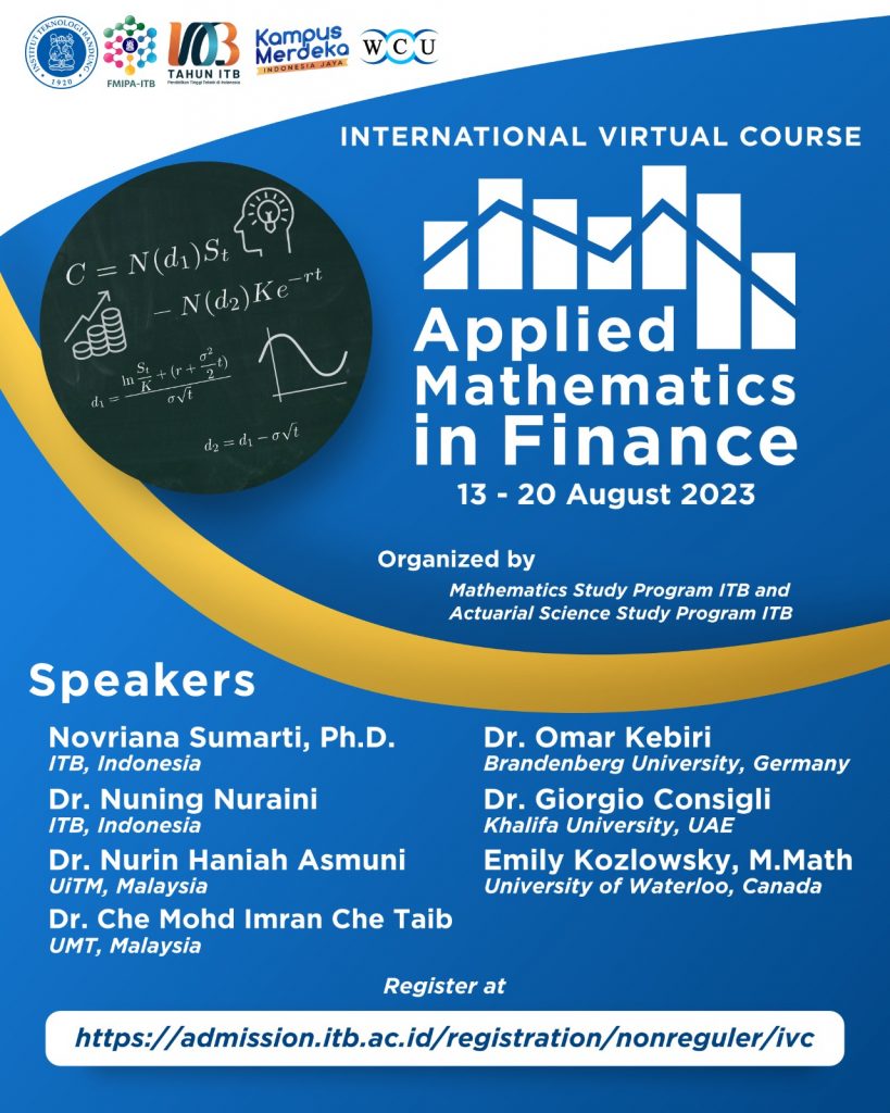 International Virtual Course 2023 – FMIPA ITB