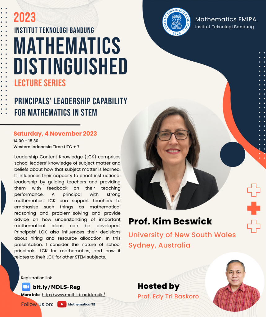 Profesor Kim Beswick (UNSW) memberikan Kuliah Tamu di MDLS FMIPA ITB – FMIPA ITB