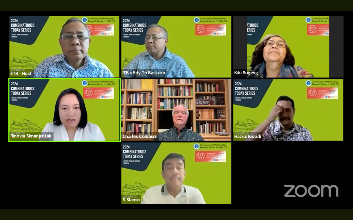 Prof. Charles Joseph Colbourn memberikan kuliah tentang Popularity ...